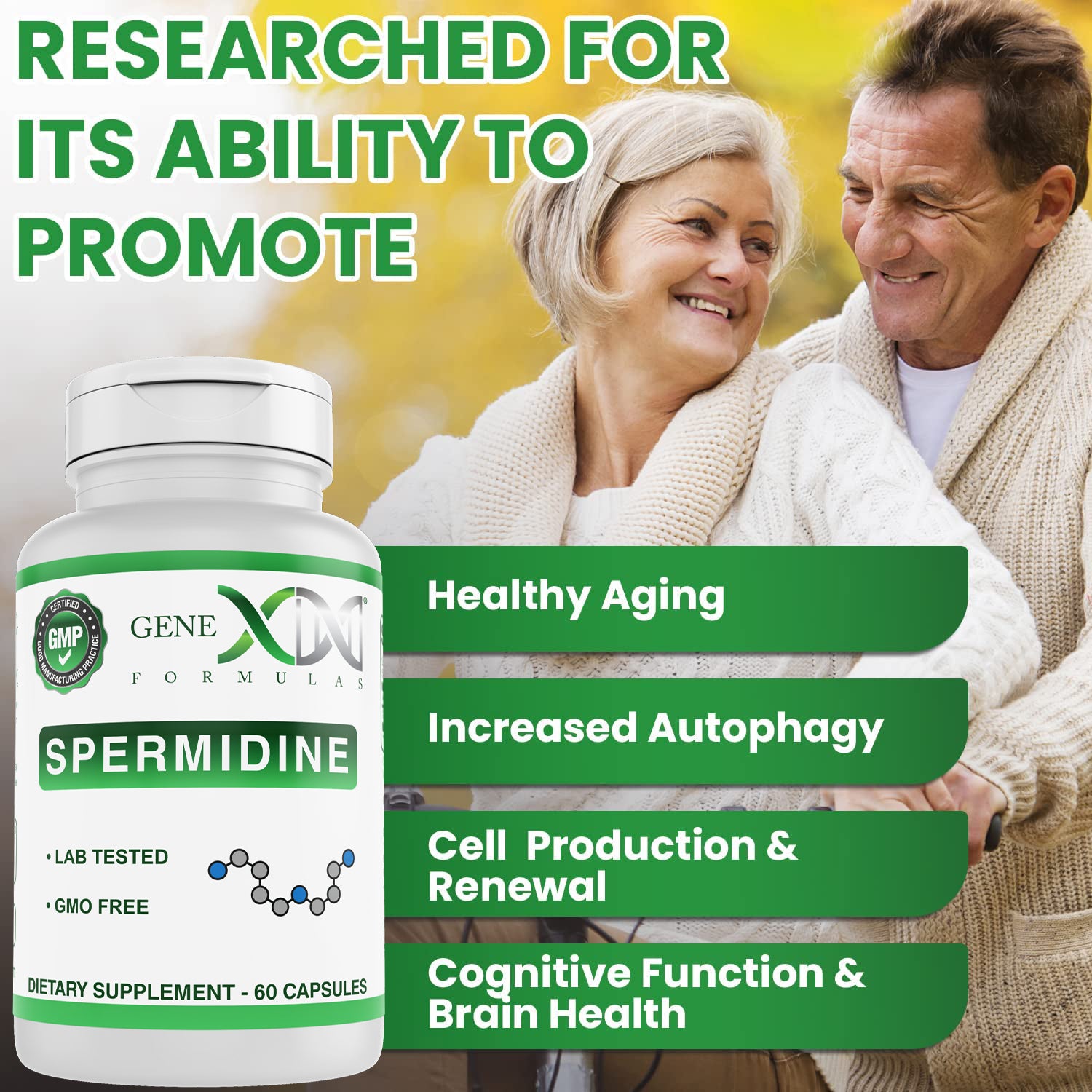 Genex Spermidine 10m (60 Capsules) – Genex Formulas LLC