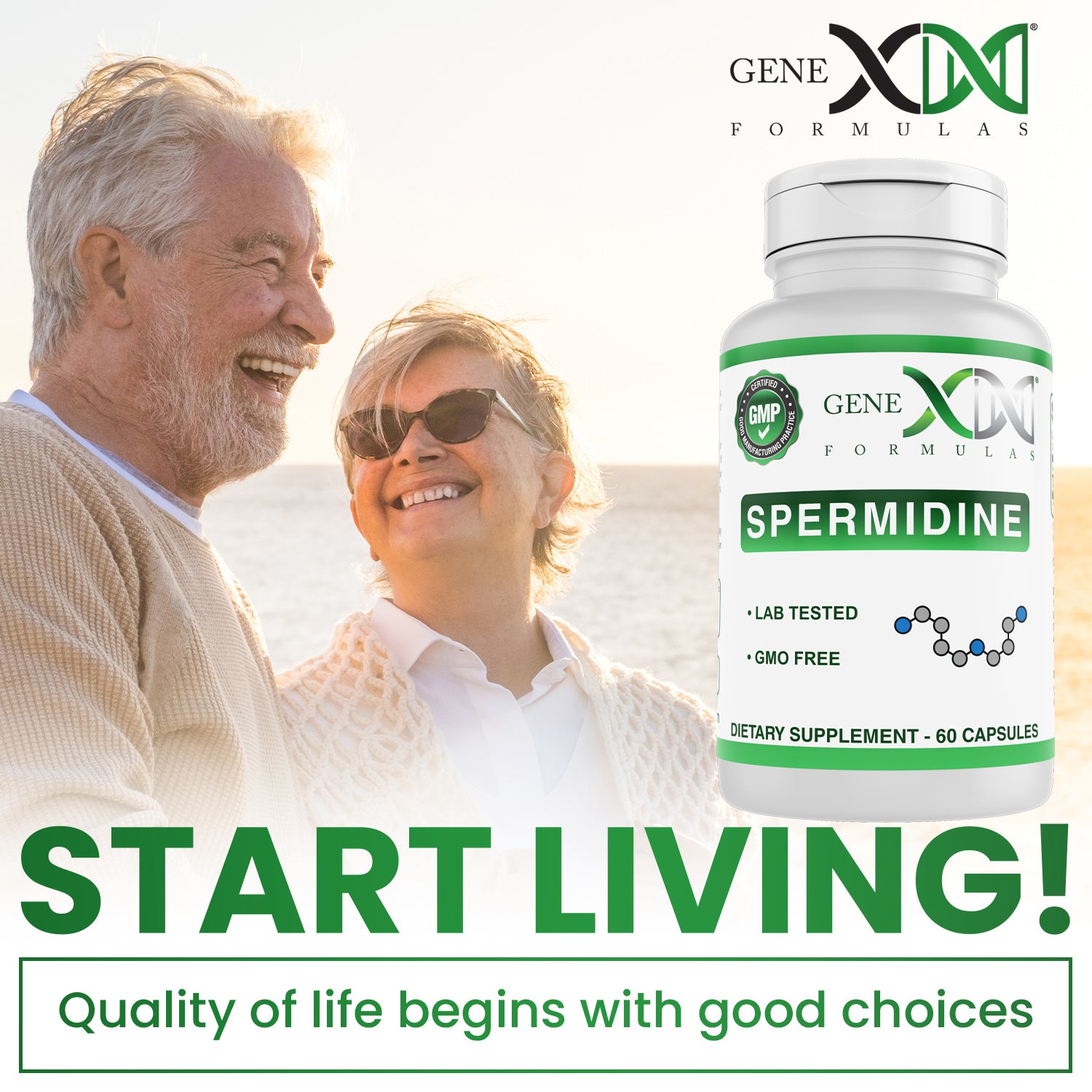 Genex Spermidine 10m (60 Capsules) – Genex Formulas LLC