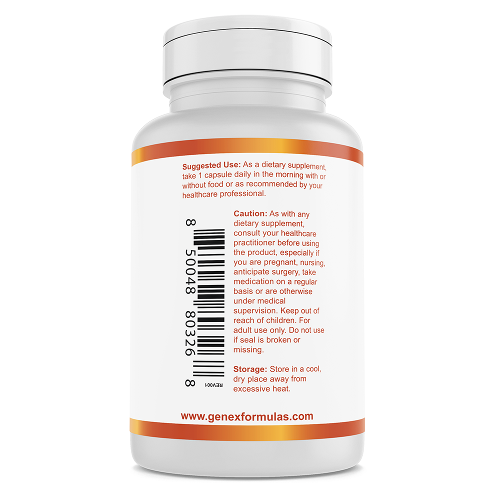 Genex Quercetin 500mg (120 capsules) – Genex Formulas LLC