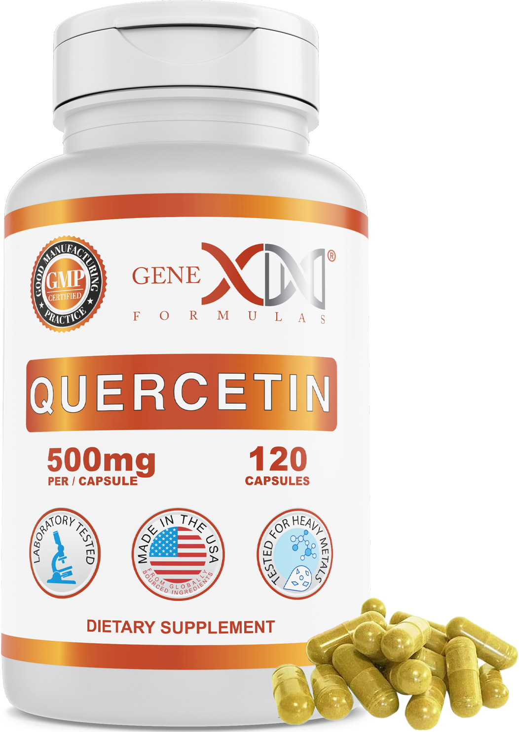Genex Quercetin 500mg (120 capsules) – Genex Formulas LLC
